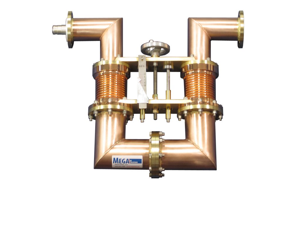 Coaxial Tee Assemblies - Mega Industries - EIA Flanges